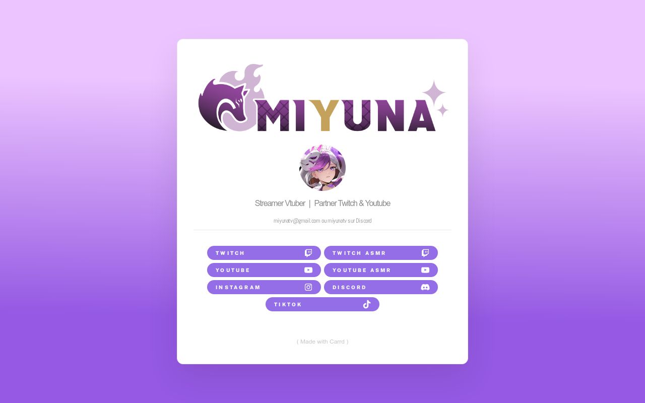 Réseaux MiyunaTV